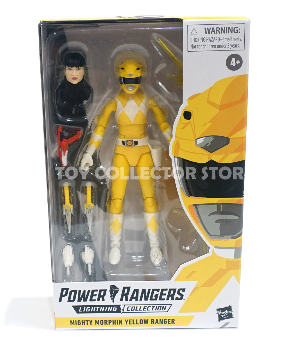 Lightning Collection Mighty Morphin Yellow Ranger Action Figure Power ...